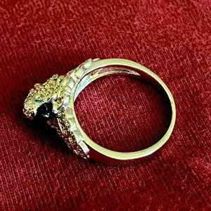 Jewelry | Topaz And Emerald Quartz Parrot Ring 6 7 | Poshmark